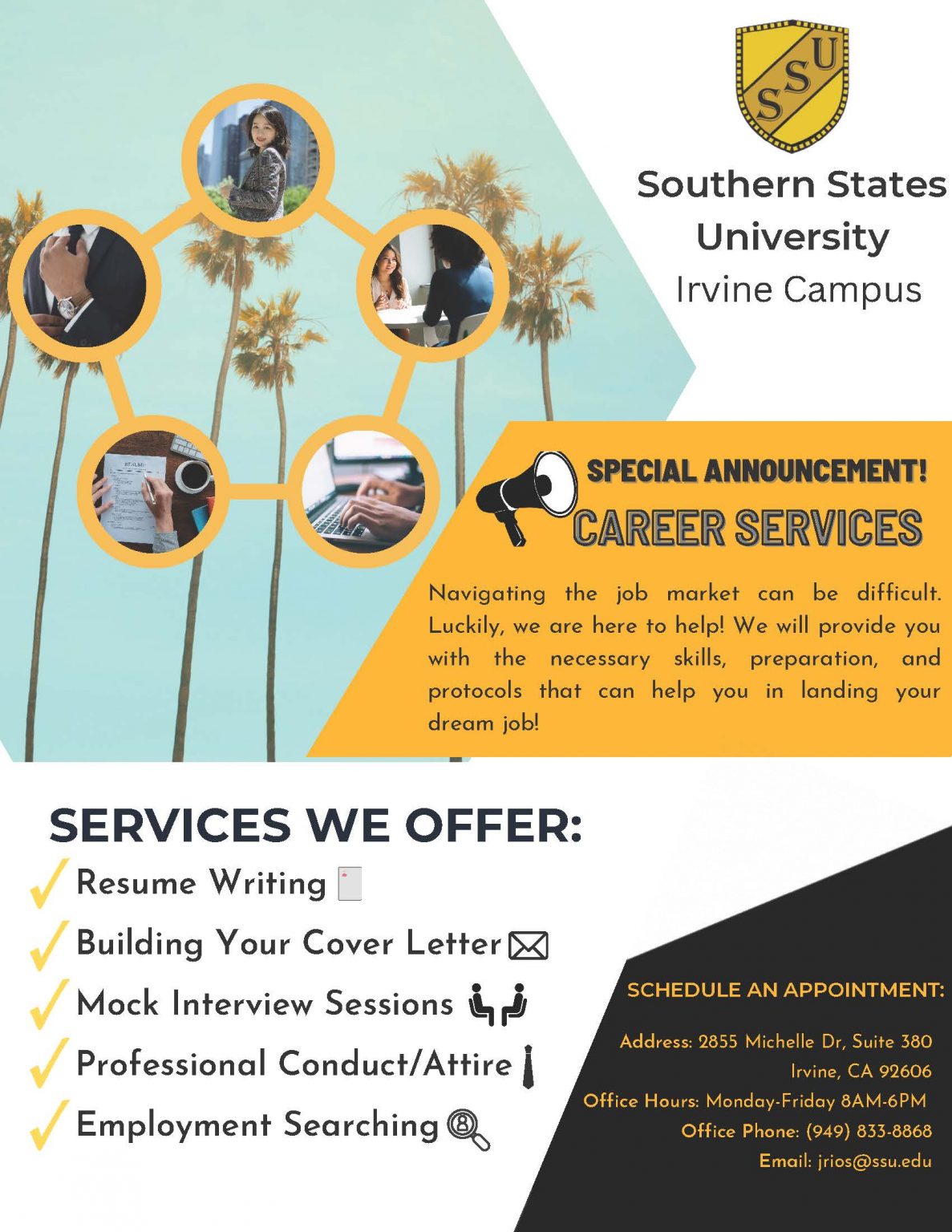 Career Services - Irvine Campus SSU - Business Administration, BBA, MBA ...