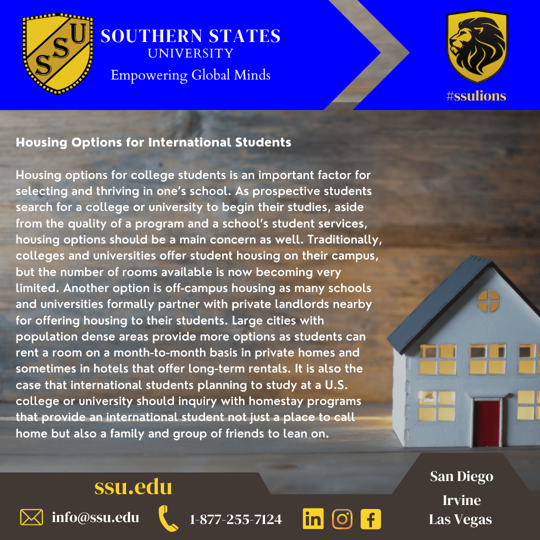 Housing Options for International Students SSU - Business ...